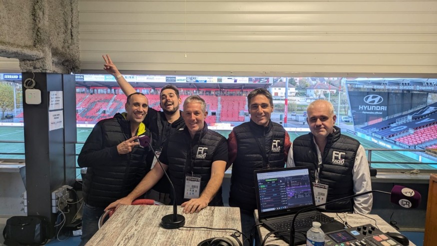 La team FC Radio au coeur du derby Oyonnax-Grenoble - FC Radio - LA ...